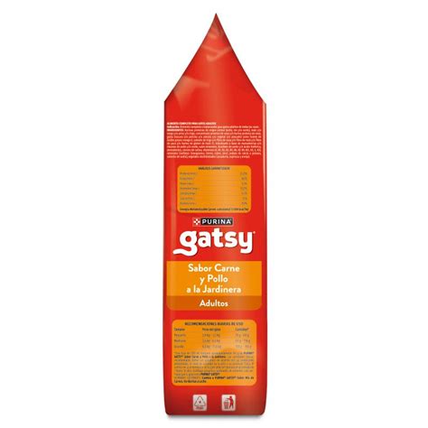Gatsy Alimento Gato Sabor Pollo Y Carne Pague 15 Kg Lleve 17 Kg Laika Mascotas