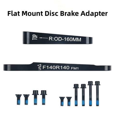 Road Bike Disc Brake Flat Mount Adapter Fm Frontrear Brake 140mm 160mm