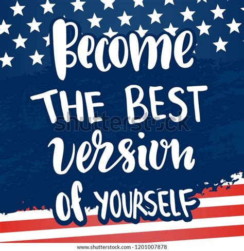 Become Best Version Yourself Vector Illustration Stock Vector Royalty Free 1201007878