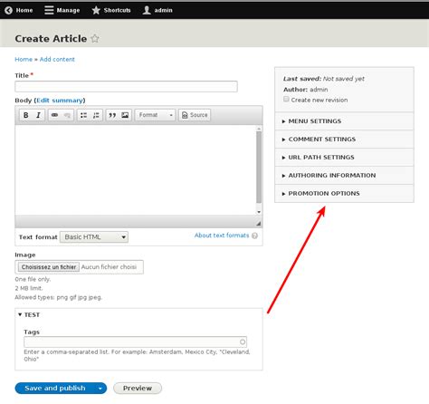 8 How To Add Addition Settings In Node Edit Page On Rightside Bar