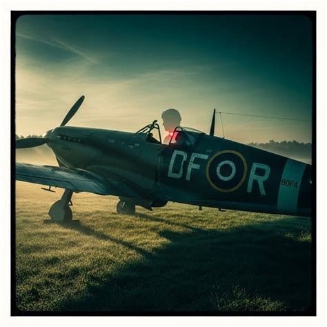 Free Vintage Spitfire Sunset Image Spitfire Aircraft Warbird
