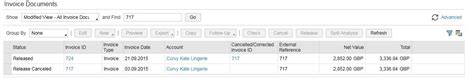 Solved Cancel A Customer Invoice Sap Community