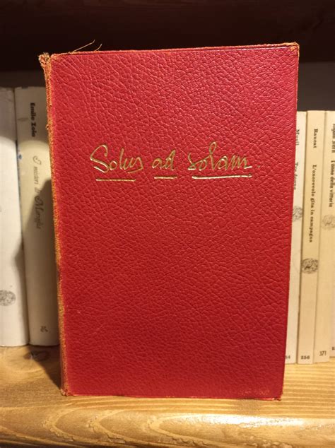 Solus Ad Solam Gabriele Dannunzio Libreria Ex Libris