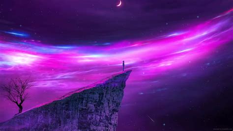 Purple Star Cliff Galaxy