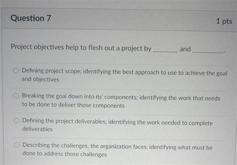 Solved Question 1 Traditionally The Triple Constraint