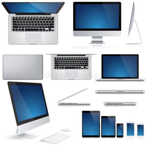 Keyboard Laptop Isolated Vector Flat Graphic Design Computer Icon Stock Illustration