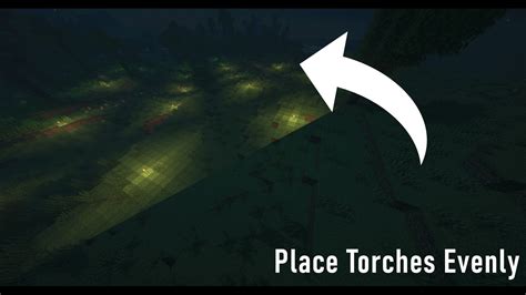 Torch Placement Schematic Minecraft Map
