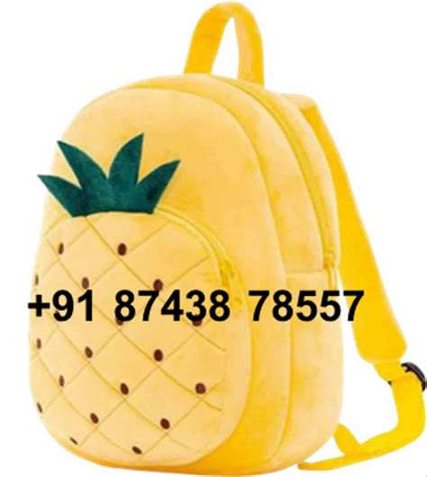Pineapple Plush Soft Toy Bag At ₹ 144 Piece Teddy Bear Bag In New