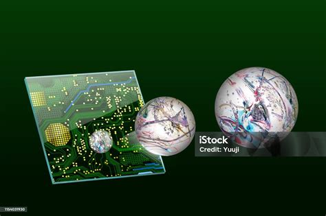 전자 회로 및 세포와 분자 투명 한 컴퓨터 정제에 표시 합성 생물학과 나노기술의 협력 0명에 대한 스톡 사진 및 기타 이미지