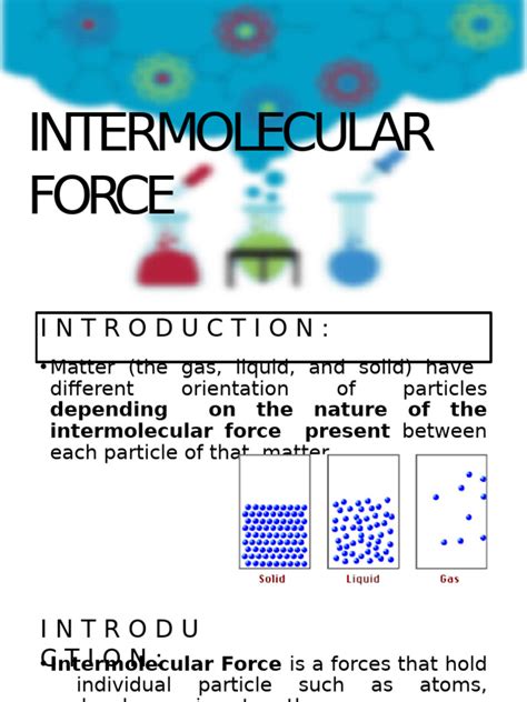 Lesson 1 Intermolecular Forces Of Attraction Pdf