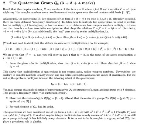 Solved Recall That The Complex Numbers C Are Numbers Of Chegg