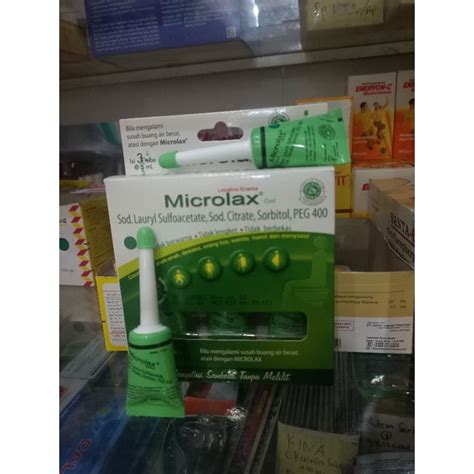 Jual Obat Pencahar Microlax 1 Tube Shopee Indonesia