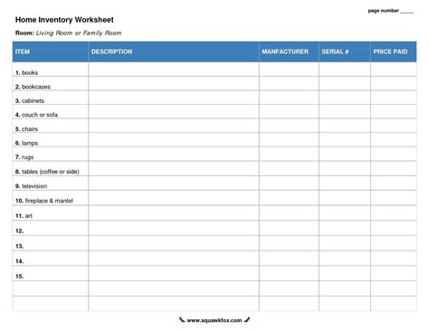 Cigarette Inventory Spreadsheet — Db