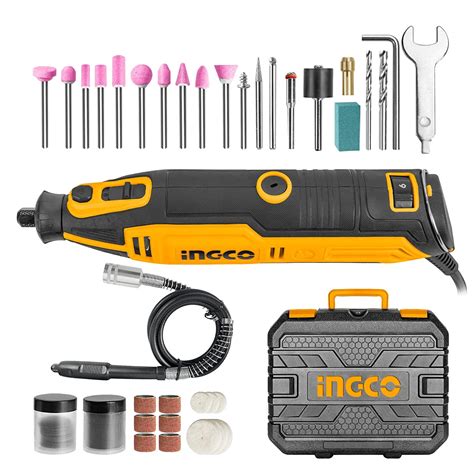 Ingco Mini Die Grinder Kit With Variable Speed Mg13328 Mini Die Grinde