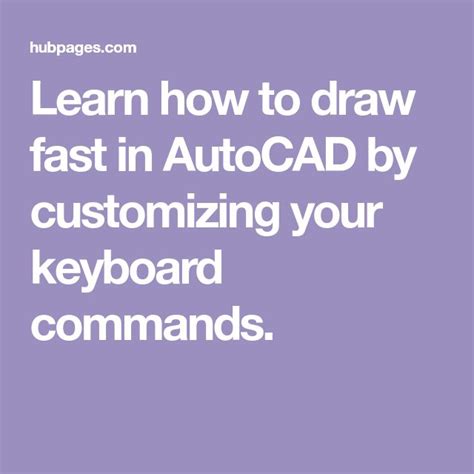 How To Draw Fast In Autocad Autocad Shortcut Commands Autocad