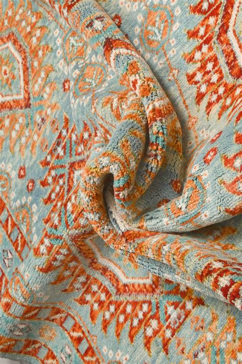 Handmade Afghan Abshar Rug 240cm X 174cm 7ft11in X 5ft8in Rug Centre