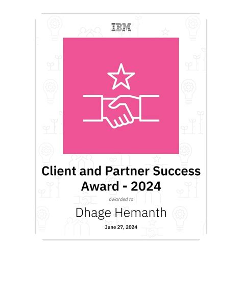 Hemanth Kumar On Linkedin Ibm Awards Partnersuccess Clientsuccess