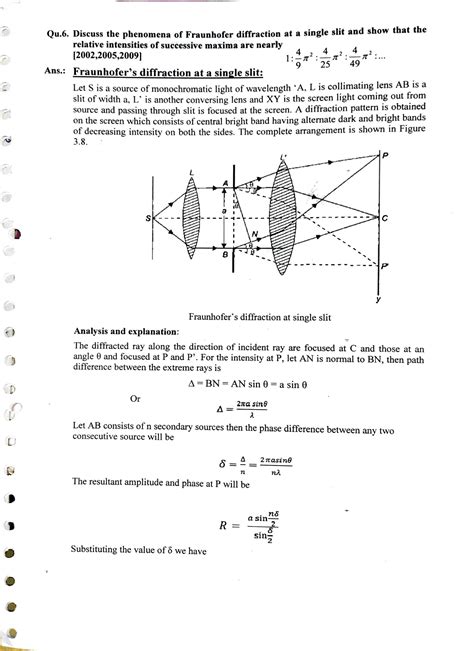 Solution Unit 3 Notes Of Diffraction Studypool