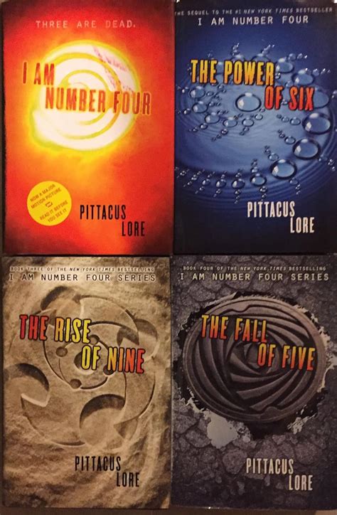 Lorien Legacies I Am Number Four Series By Pittacus Lore Books 1 4