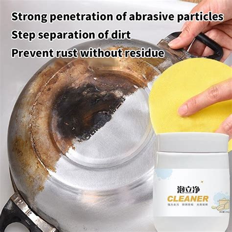 Foam Rust Remover Kitchen All Purpose Cleaning Powder Grease Cleaner