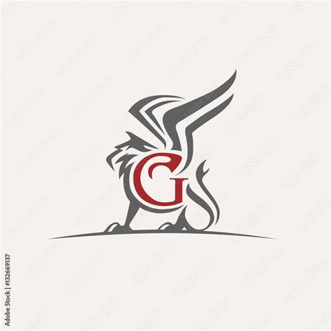 Griffin Vector Logo Stock Vector Adobe Stock