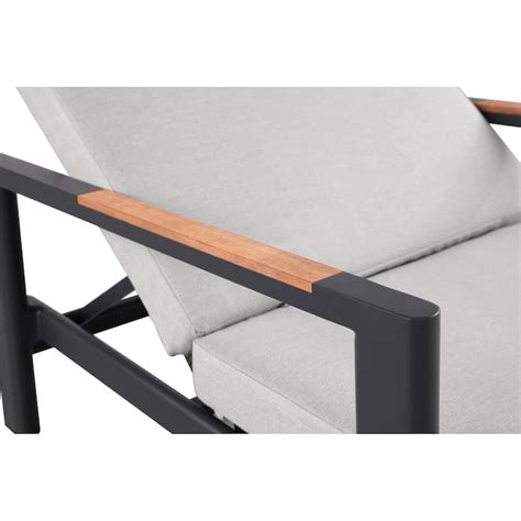 Arlo Teak And Wicker Aluminum Dual Use Outdoor Chaise Lounge Set Of 2
