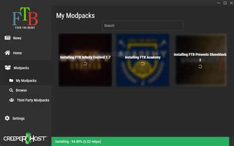 Bug Modpacks Not Finishing Install Issue 114 FTBTeam FTB App GitHub