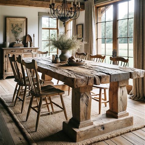 Compact Farmhouse Dining Tables For Small Spaces Rustic Charm Meets