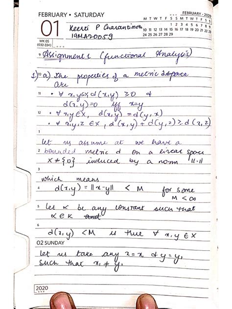 Functional Analysis Assignment Pdf