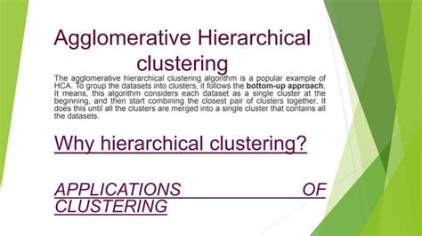 Agglomarative Pptx
