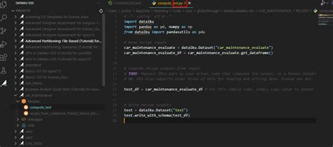 Link To A Notebook In Visual Studio Code Extension Dataiku Dataiku