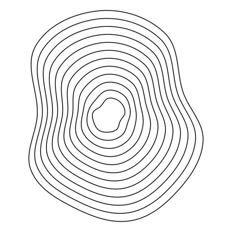 Geometric Topography Lines Rhythmic Terrain Patterns Organic Contour