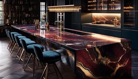 Premium Ai Image A Mesmerizing Marble Effect With Swirling Patterns