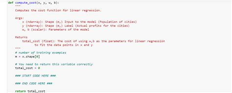 Assertionerror Supervised Ml Regression And Classification Deeplearning Ai
