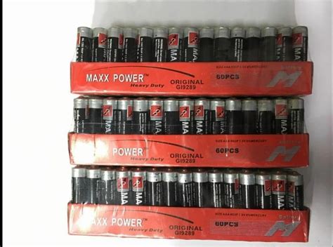 Max Power Aaa Battery 15v At ₹ 225piece कार्बन जिंक बैटरी In Noida
