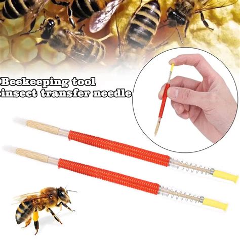 10pcs Bees Tools Horn Plastic Queen Bee Larvae Transfer Needle Grafting