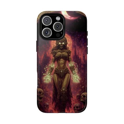 Ancient Warrior Woman Aztec Style Historical Cultural Fantasy Art Phone