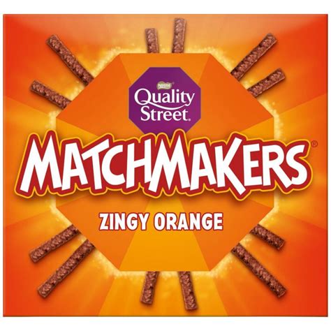 Quality Street Matchmakers Zingy Orange Chocolates Box 423oz 120g