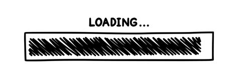 Progress Loading Bar Infographics Design Element With Status Of