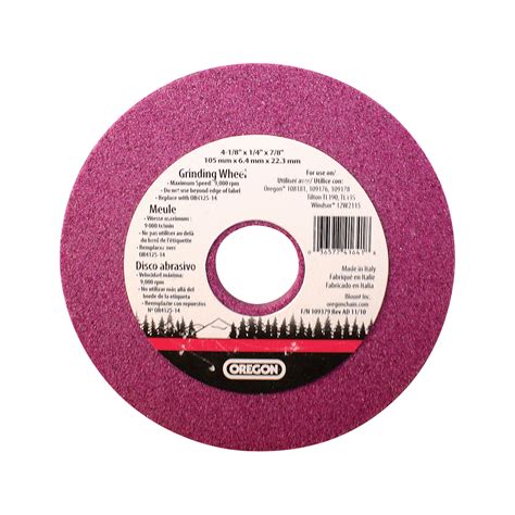 Oregon Chain Sharpener Grinding Wheel 1 4in Thickness For 1 2in