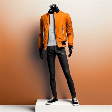 Upgrade Your Style With An Orange Jacket Outfit For Men Leather Skin Shop