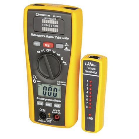 Digitech Multimeter With Lan Xc 5078 Henchman Tools