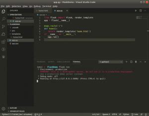 Render HTML File In Flask CodeForGeek