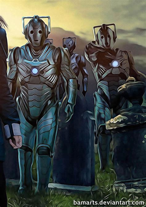 Doctor Who Cybermen Detail By Bamarts On Deviantart