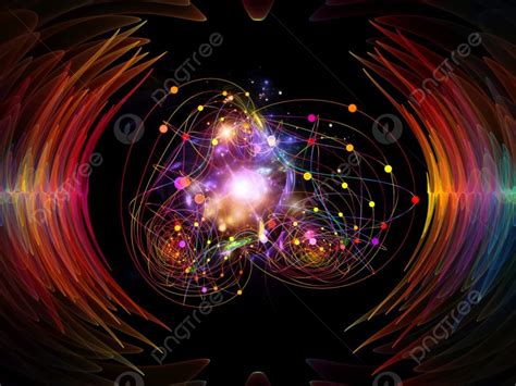 Wave Function Series Artistic Background Made Of Colored Sine Vibrations Photo And Picture For