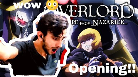 First Time Reacting To Overlord Openings 1 4 Reaction Non Anime