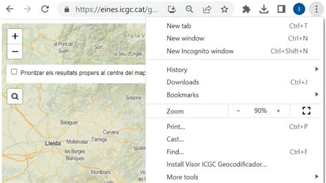 Visor Geocodificador Icgc