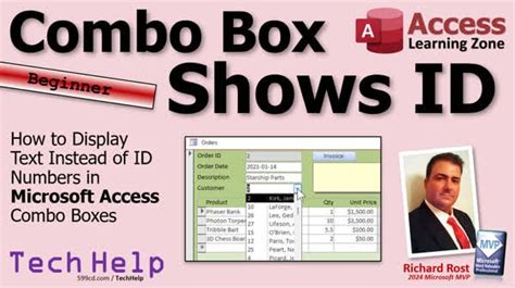 Access Learning Zone On Linkedin How To Display Text Instead Of Id Numbers In Microsoft Access
