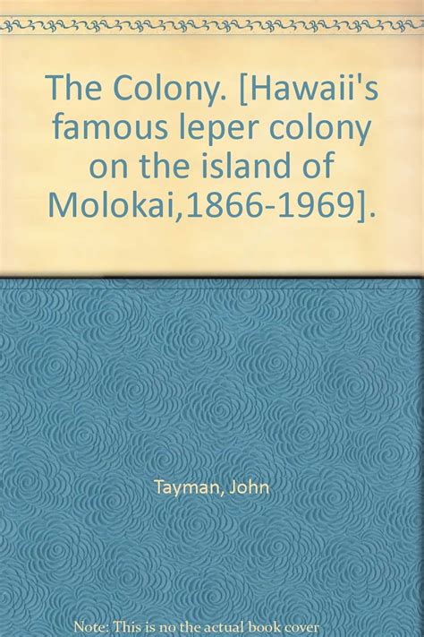 The Colony Hawaiis Famous Leper Colony On The Island Of Molokai1866