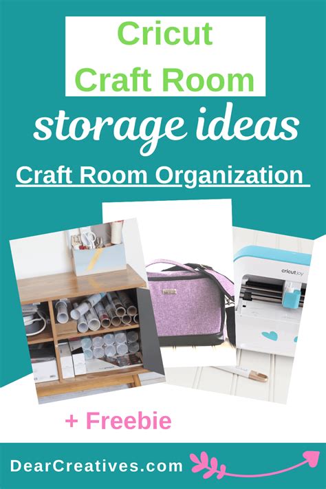 Cricut Storage Ideas Craft Room Organization Dear Creatives